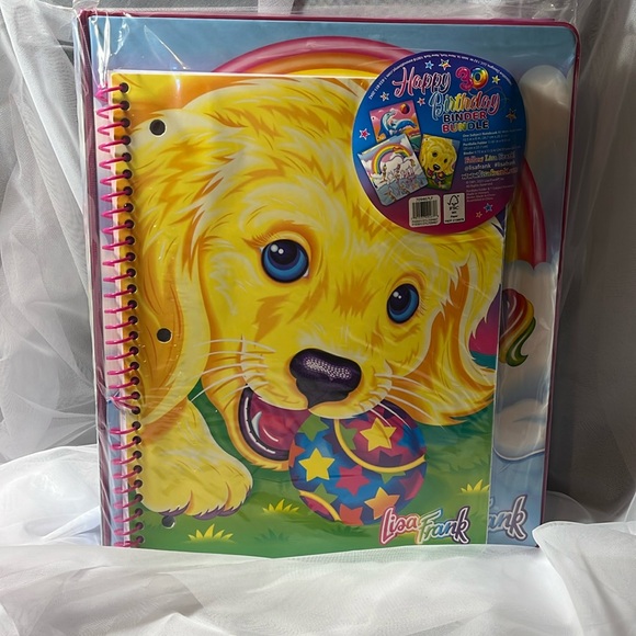 Lisa Frank | Office | Happy Birthday Binder Bundle By Lisa Frank | Poshmark